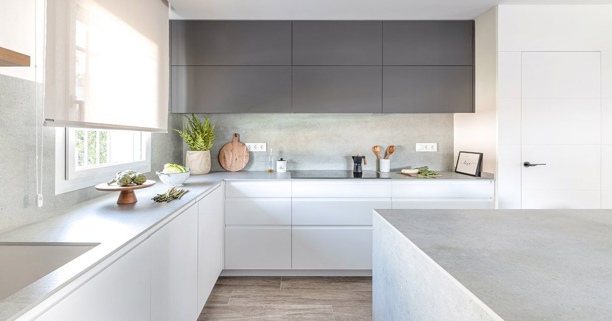 Cocinas Modernas En Color Blanco 35 Cocinas Blancas Y De Madera, El