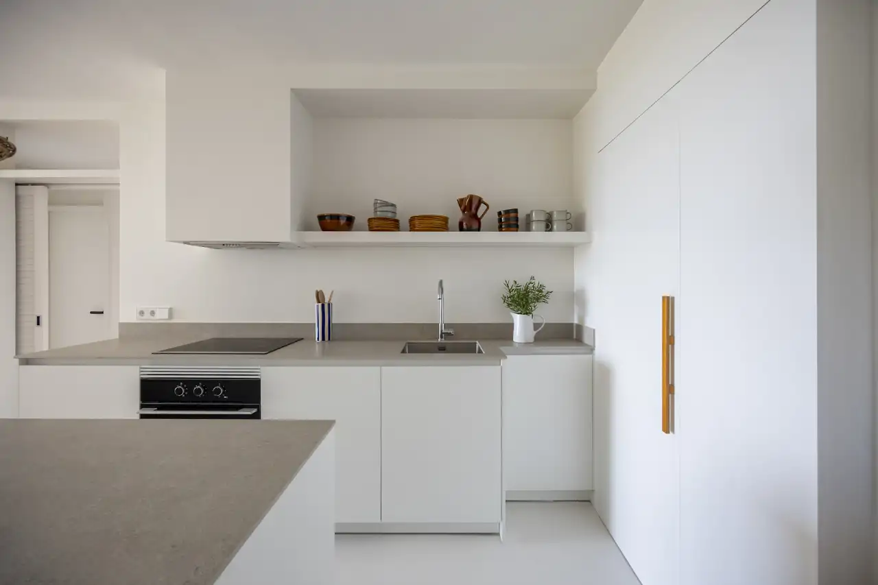 María Raposo, interiorista: "He reformado este piso de 60 m² construido ...