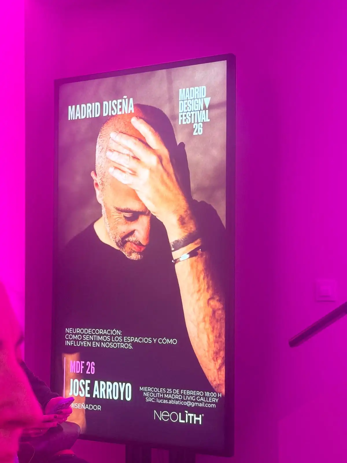 La experiencia inmersiva de José Arroyo dentro del Madrid Design Festival